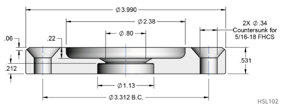 PCS Company - Mini Hot Sprue Bushing Locating Ring