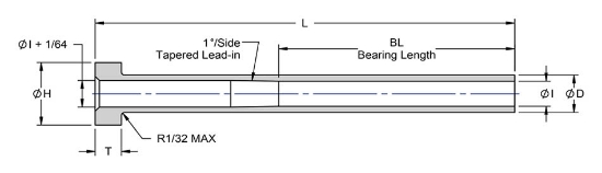 PCS Company - Standard Nitrided Ejector Sleeves