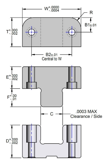 PCS Company - Shuttle Mold Top Locks