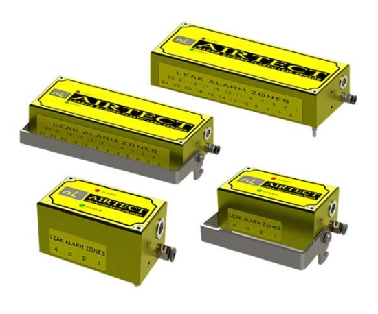 PCS Company - AIRTECT LA504S 4-Zone Modular Stand-Alone Leak Alarm Manifold