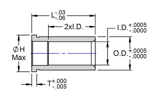 PCS Company - Shoulder Bushings - Hardened & Precision Ground