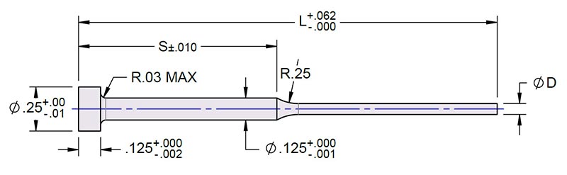 PCS Company - Armor Coated Step Pins - Oversize