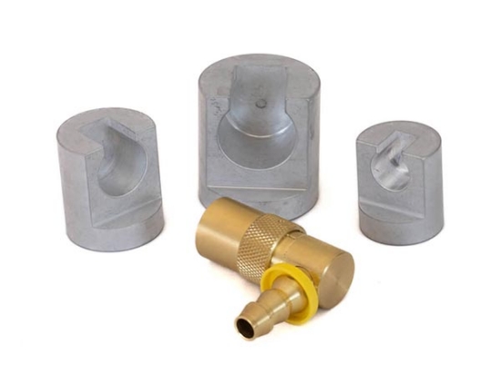 PCS Company - Barb-Tech™ PQD Mandrel Set, Flow-Thru 90° Quick Disconnect