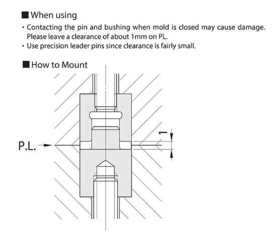 PCS Company - Metric JIS Straight Round Locks - Standard Installation