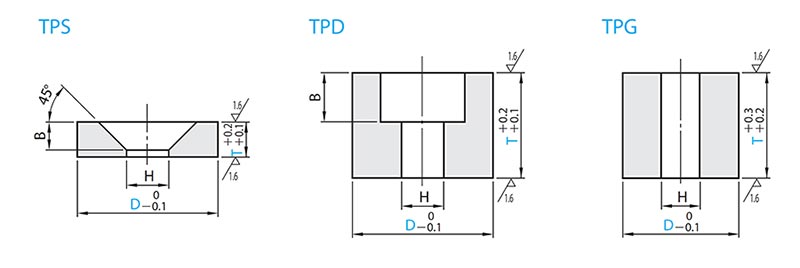 PCS Company - Metric JIS Spacers - Tapered Round Locks