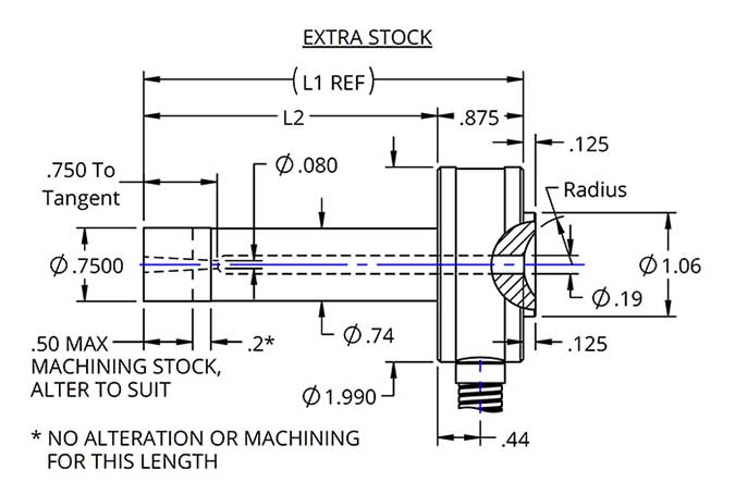 PCS Company - .750" Integrally Heated Hot Sprue Bushing Assemblies