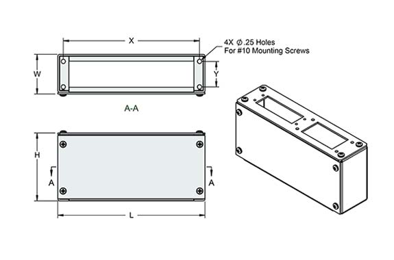 PCS Company - Blank Terminal Mounting Boxes