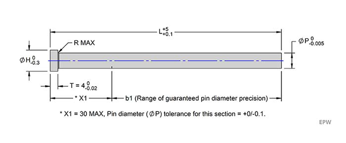 PCS Company - Metric JIS Stainless Steel Ejector Pins